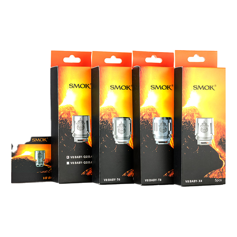 SMOK TFV8 Baby Coils – 5-Pack – SilverBack Distro LLC
