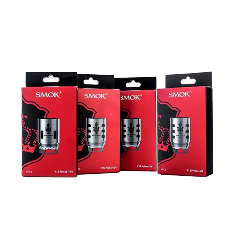 SMOK TFV12 Prince Replacement Coils & RBA – 3-Pack – SilverBack Distro LLC