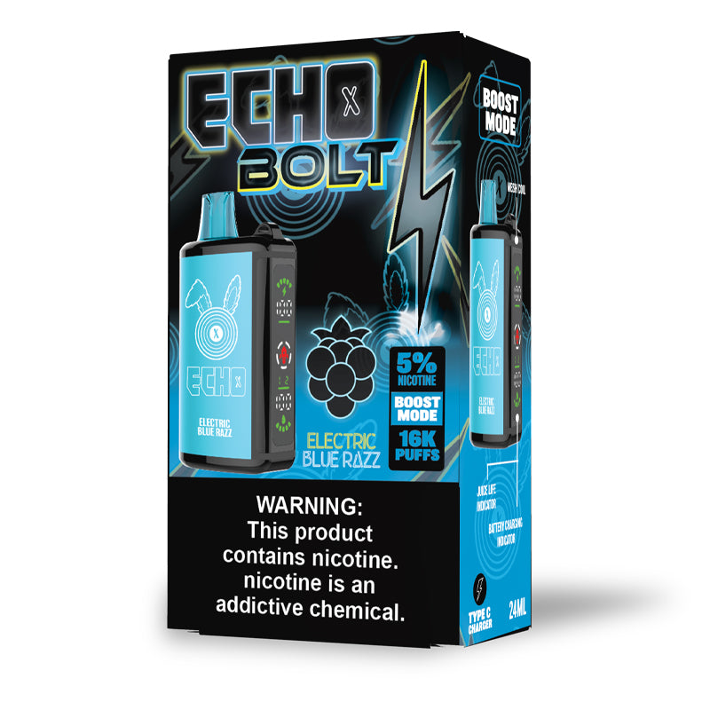 Echo Bolt - Electric Blue Razz – SilverBack Distro LLC
